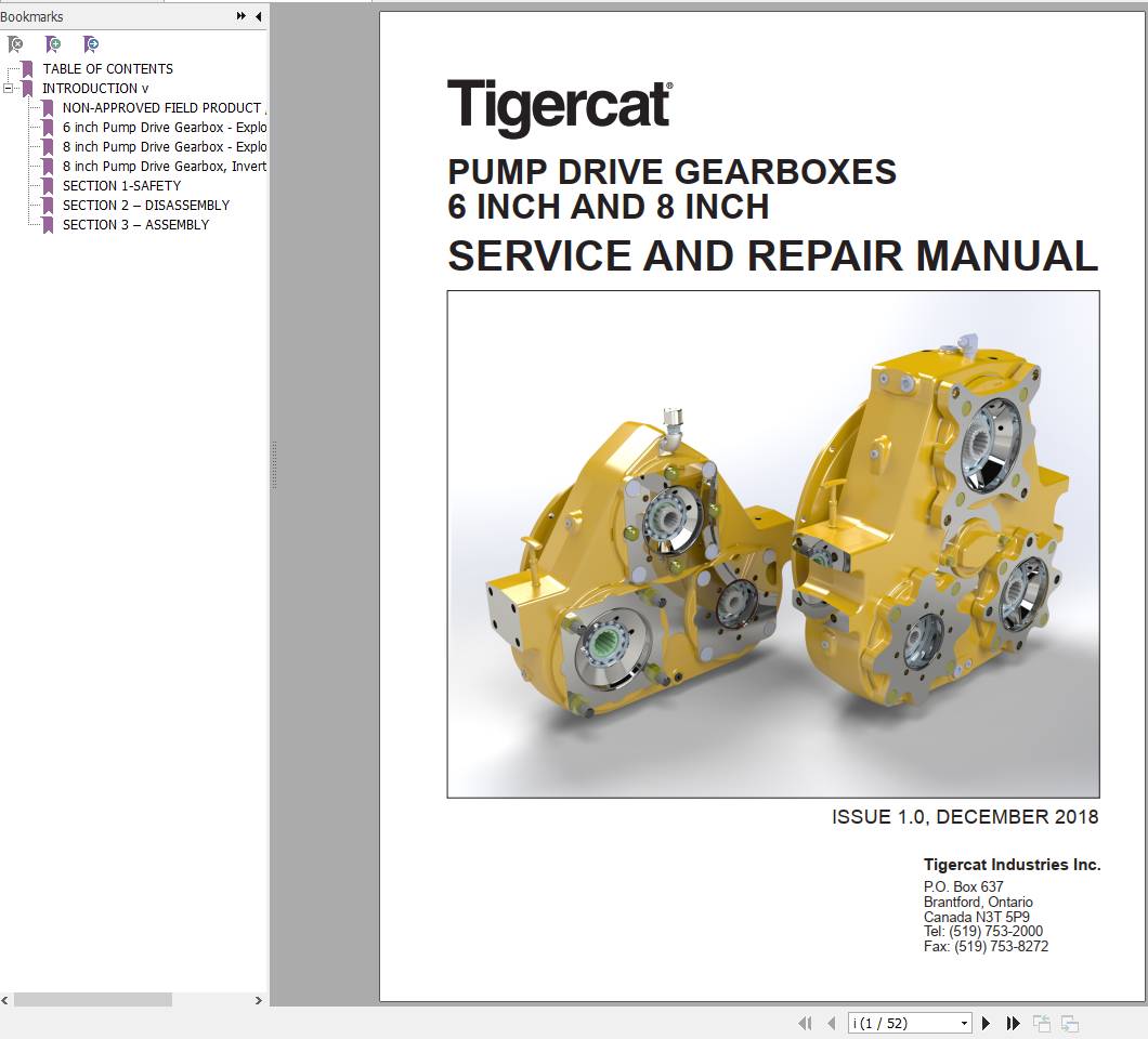 Tigercat ENGINE FPT N67 Tier 4f Operator Service & Repair Manual