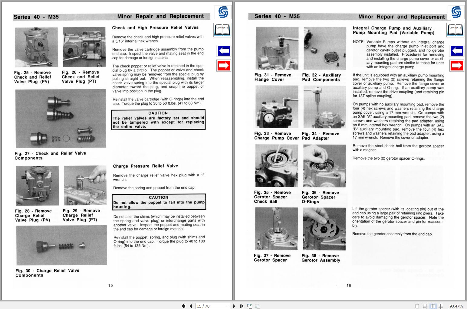 Sauer Danfoss Pump Series 40-M3 Service Manual 50940357 PDF