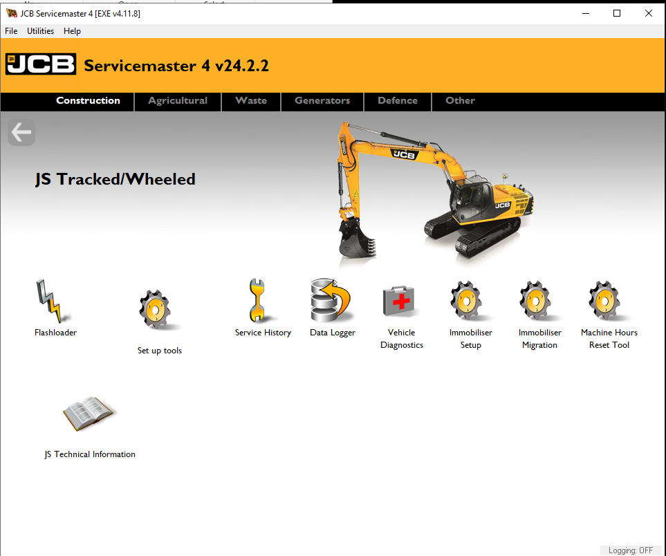 Diagnostic - JCB ServiceMaster4 03.2024 V24.2.2