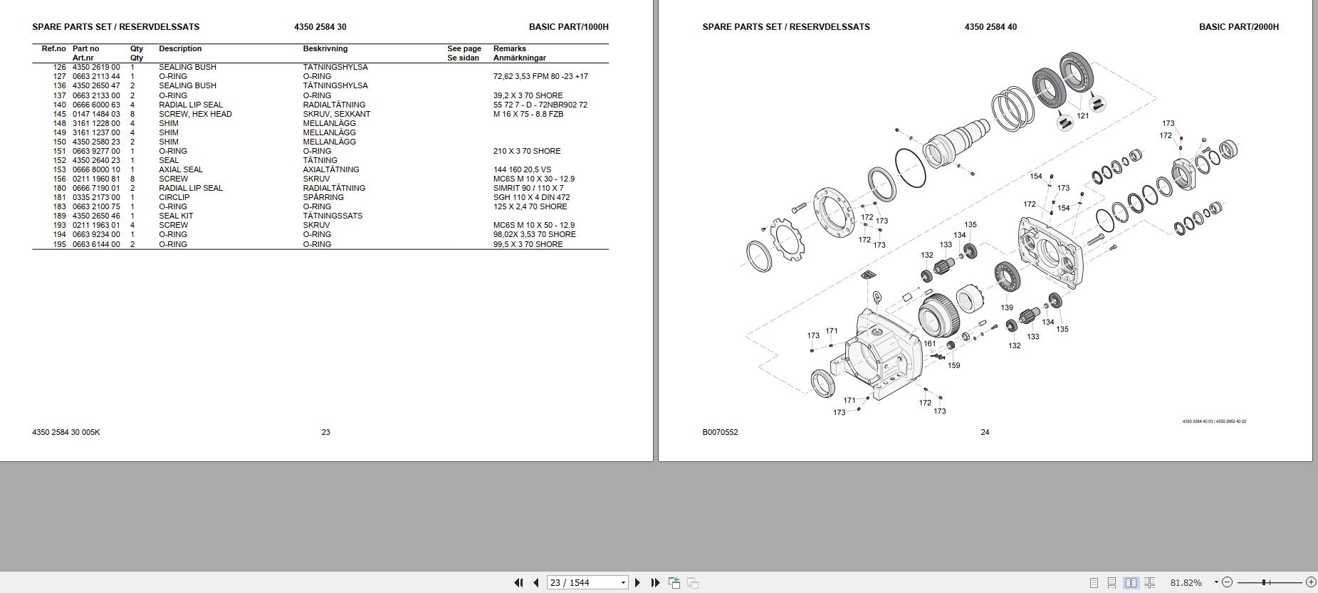 Atlas Copco Flexiroc D65 Lf Track Drills Parts Manual Pdf