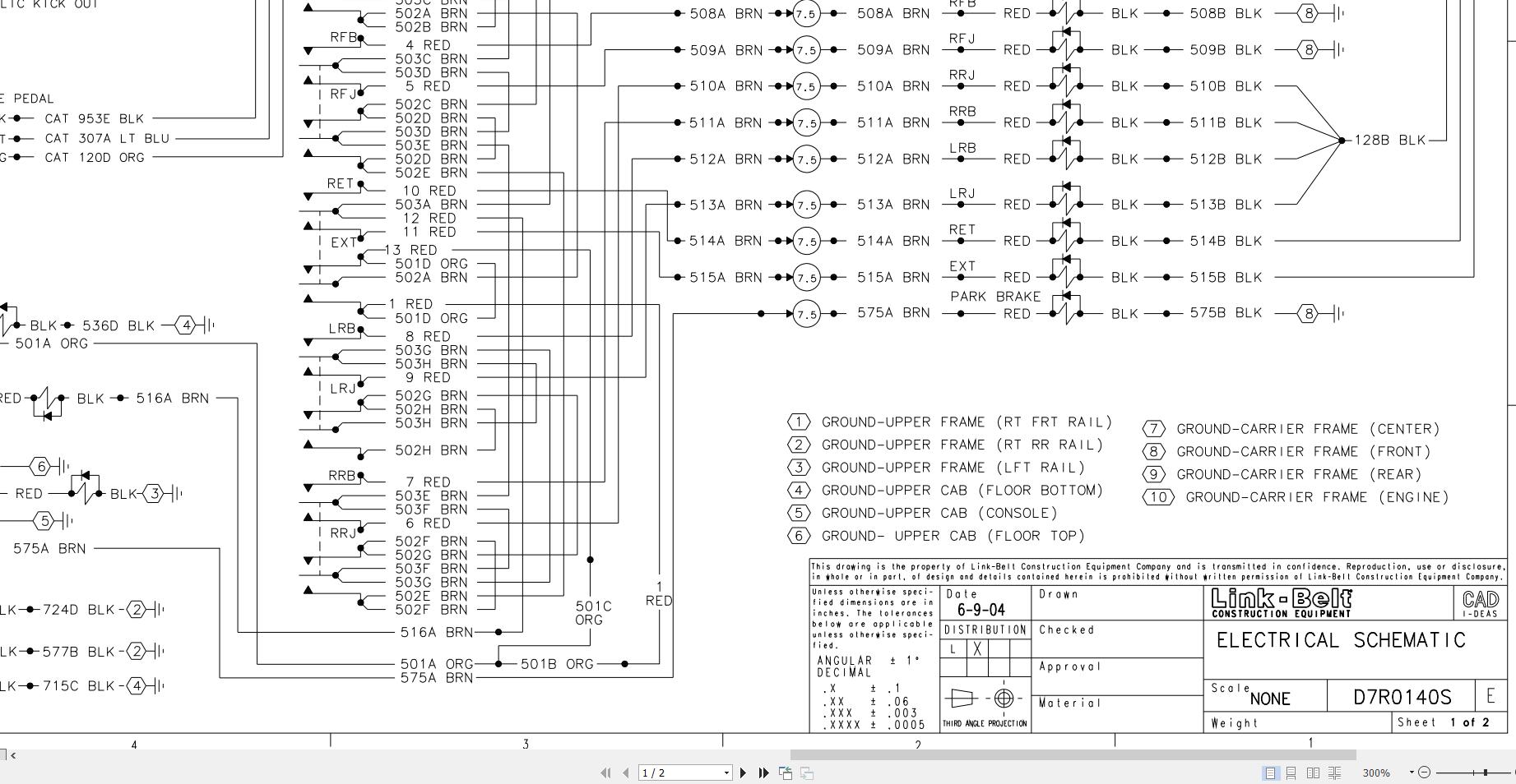 Link Belt RTC-8065 Electrical Diagram Archives - Automotive Repair Manual-Heavvy Equipment ...