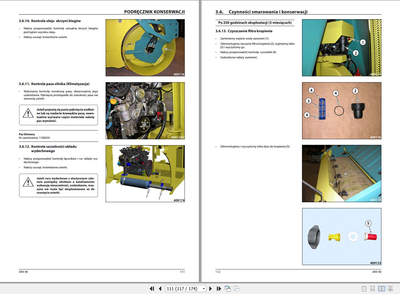 Ammann ARX90 Deutz Tier 3 Diagrams and Operation Manual 4-P06412DE-PL 01.2014 PDF