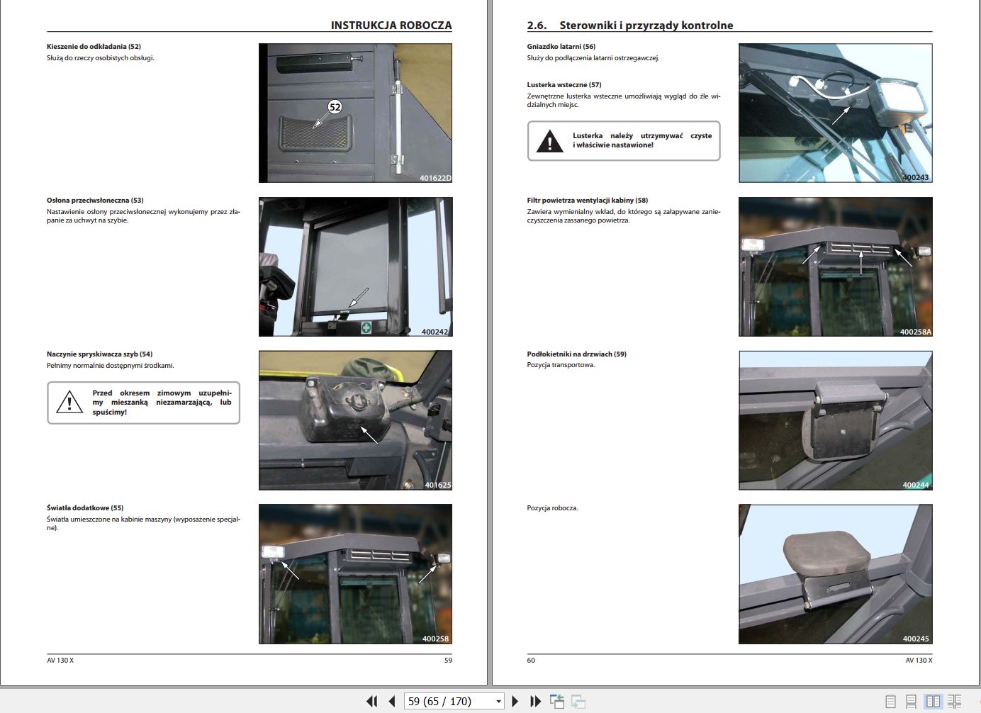 Ammann AV130X Cummins Tier 3 Diagrams and Operation Manual 4-P06402CU-PL 02.2011 PDF