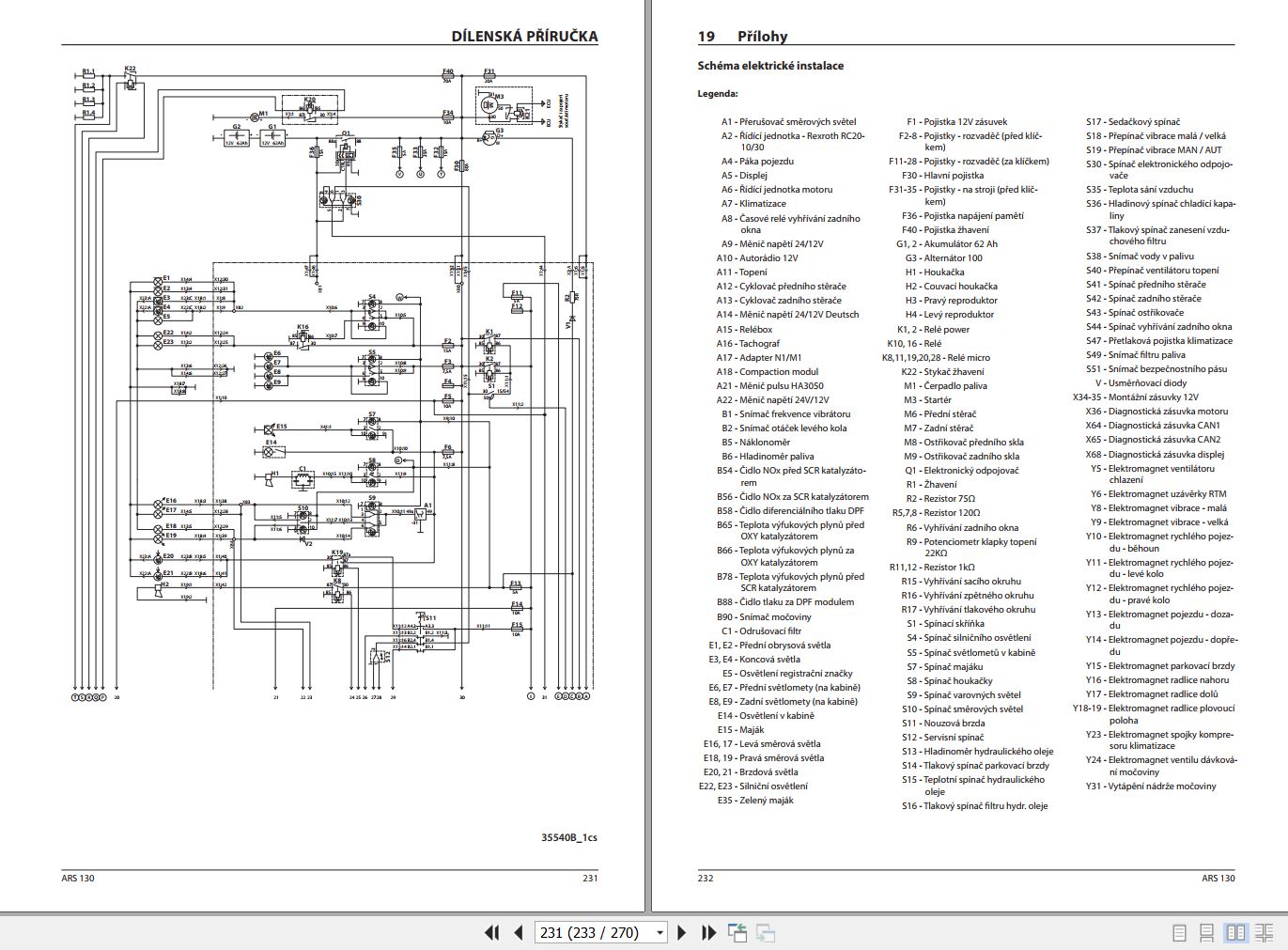Ammann ARS130 TCD3.6 L4 Stage IV Diagram and Workshop Manual 01.2022 CZ PDF