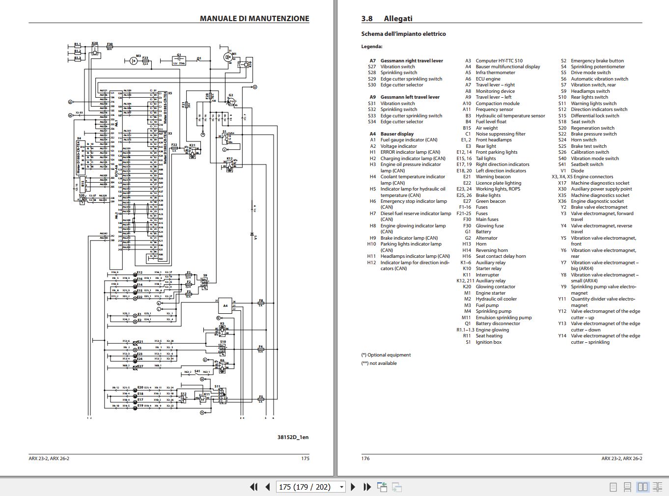 Ammann ARX23-2 ARX26-2 D1803-CR-E5 Diagrams and Operation Manual 01. ...