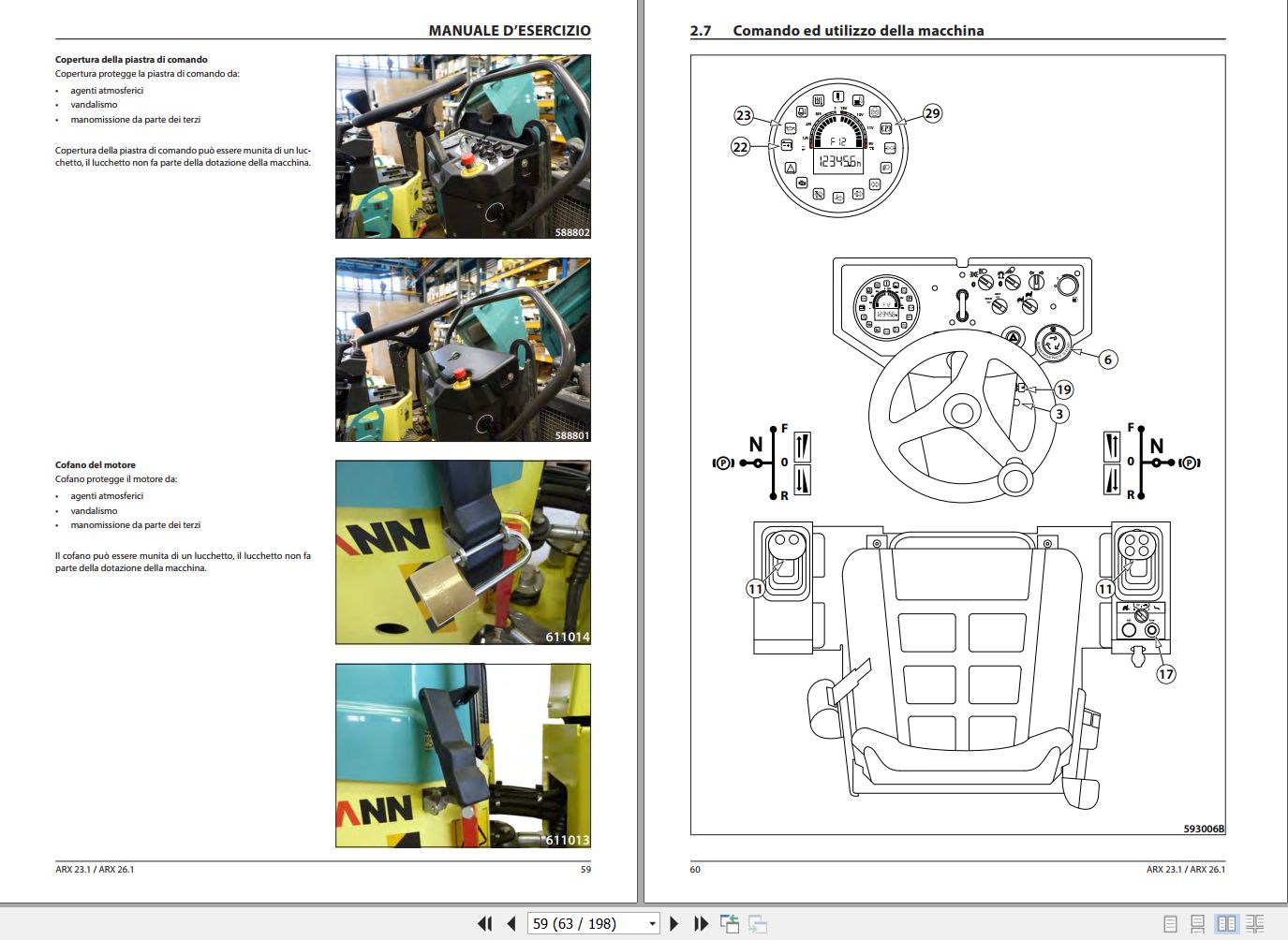 Ammann ARX23.1 ARX26.1 D1703-M-DI-E4B Diagrams and Operation Manual 01.2021 IT PDF