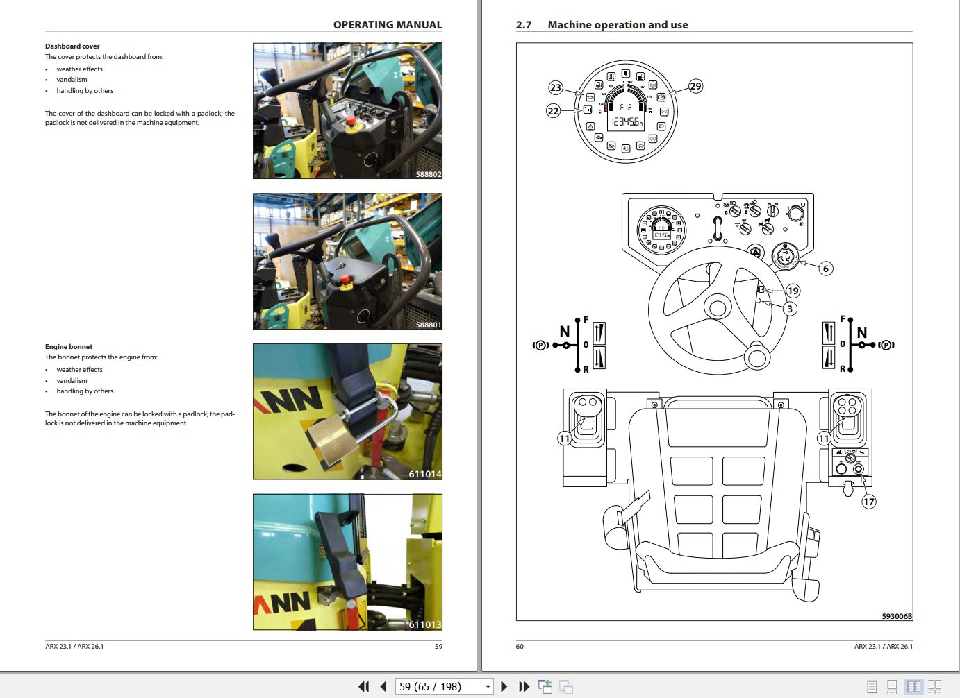 Ammann ARX23.1 ARX26.1 D1703-M-DI-E4B Diagrams and Operation Manual 07.2022 EN PDF