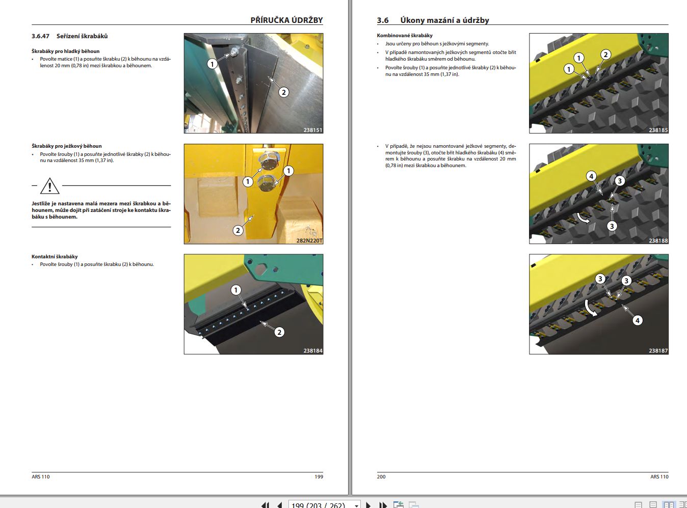 Ammann ARS110 TCD3.6 L4 Stage IV Diagrams and Operation Manual 01.2021 CZ PDF