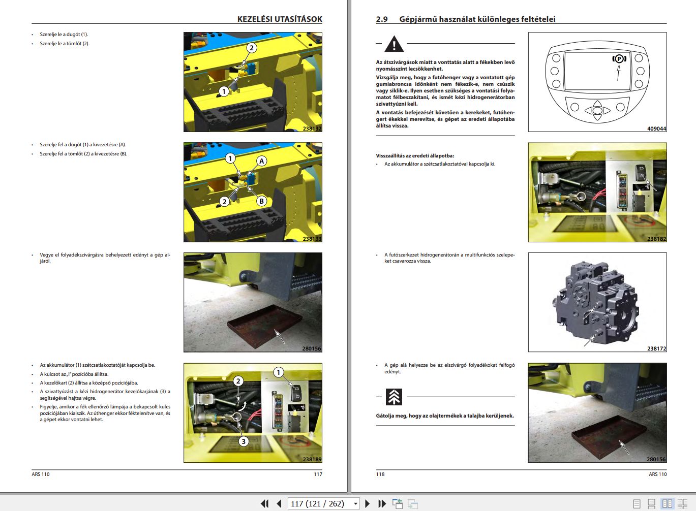 Ammann ARS110 TCD3.6 L4 Stage IV Diagrams and Operation Manual 01.2021 HU PDF