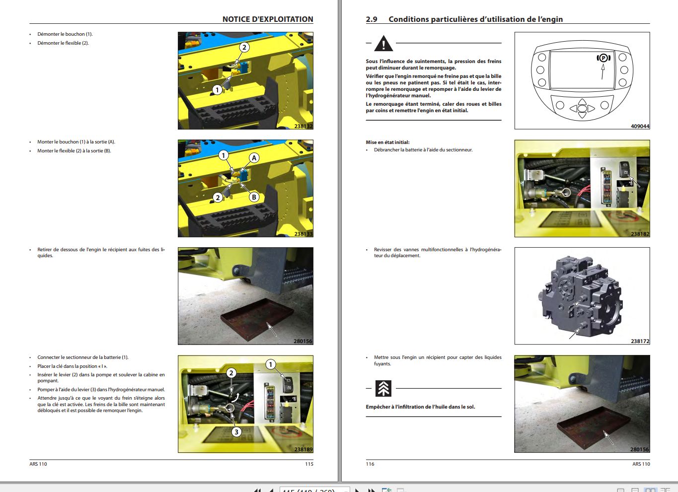 Ammann ARS110 TCD3.6 L4 Stage IV Diagrams and Operation Manual 04.2020 FR PDF
