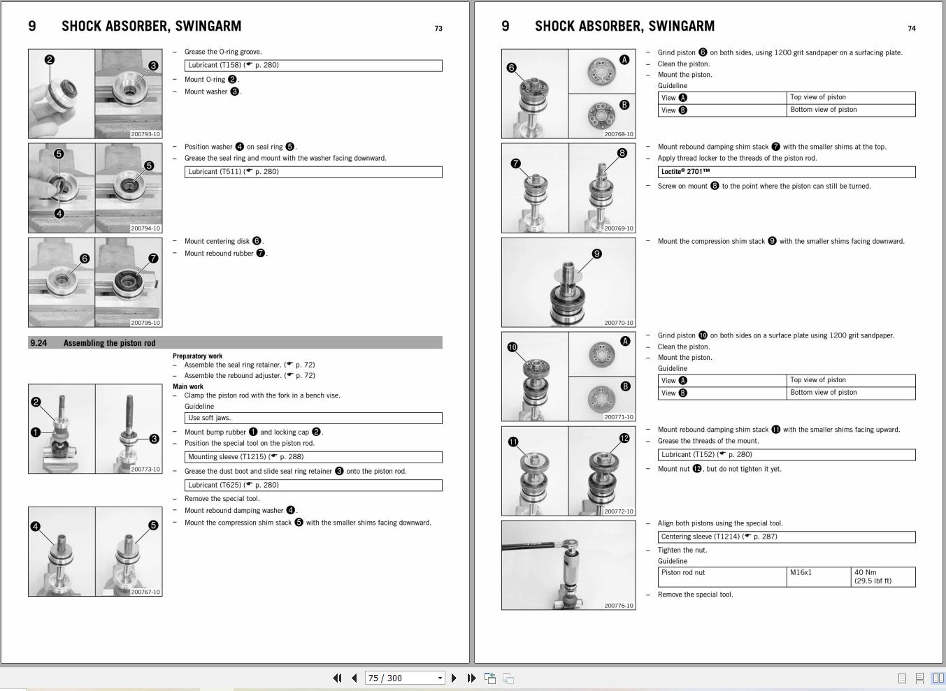 KTM 250 EXC EU to 300 XC-W Six Days US Repair Manual 3206207en 2015 PDF
