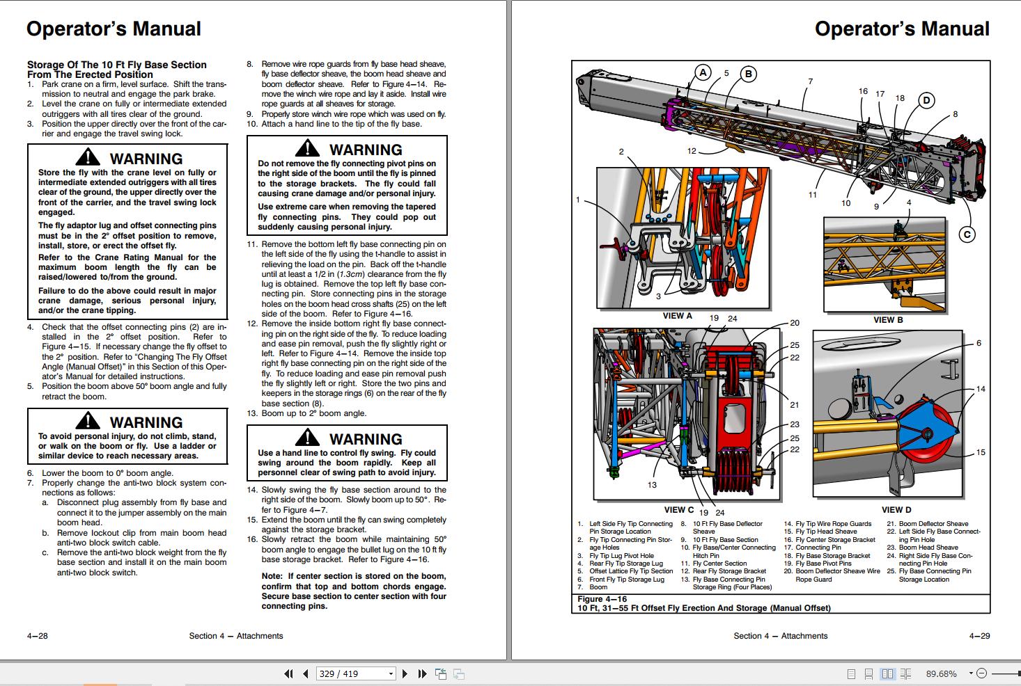Link Belt RTC-80150XP II Crane Operation Manual PDF