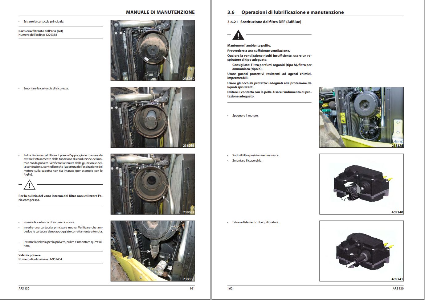 Ammann ARS130 TCD3.6 L4 Stage IV Diagrams and Operation Manual 01.2020 IT PDF