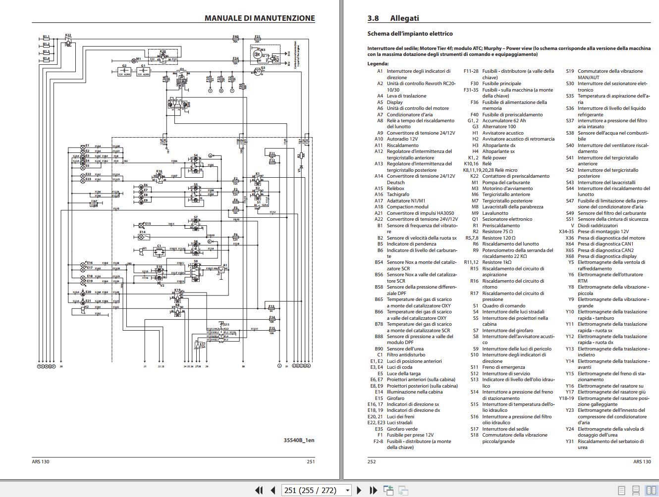 Ammann ARS130 TCD3.6 L4 Stage IV Diagrams and Operation Manual 07.2021 IT PDF