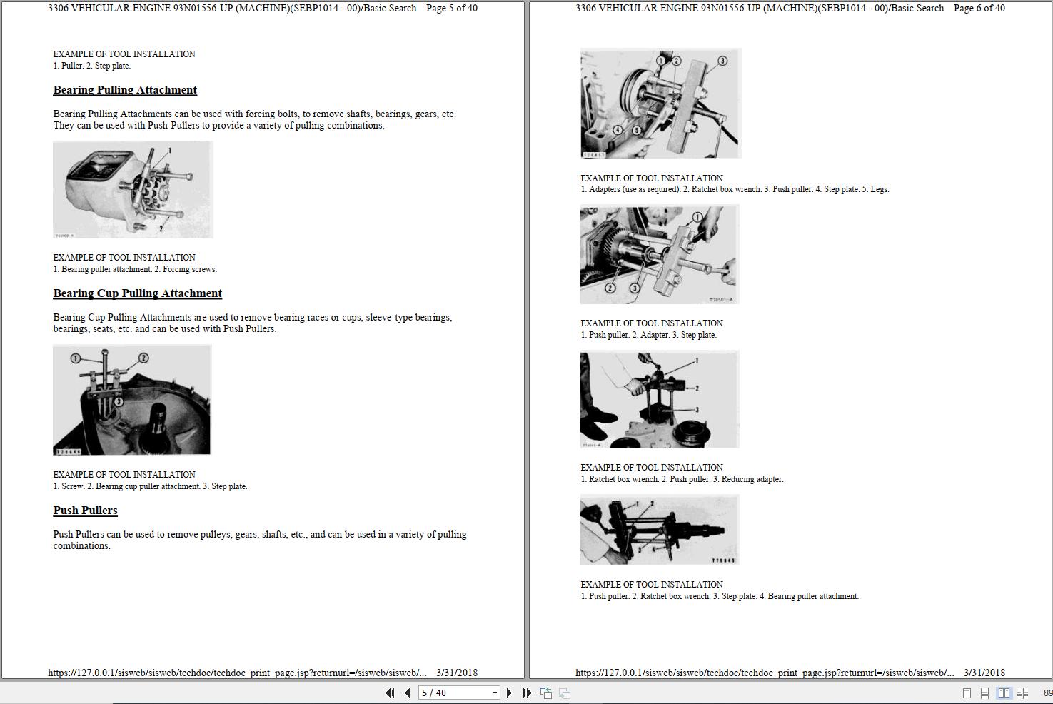Caterpillar D7F 93N Operation Maintenance Disassembly and Assembly PDF