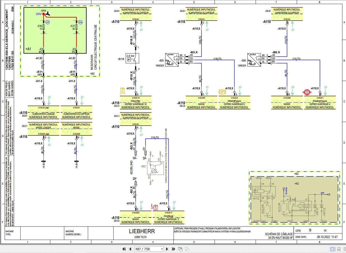 Liebherr RL56-1632 3A_G6 Pipe Layer Technical Manual FR PDF