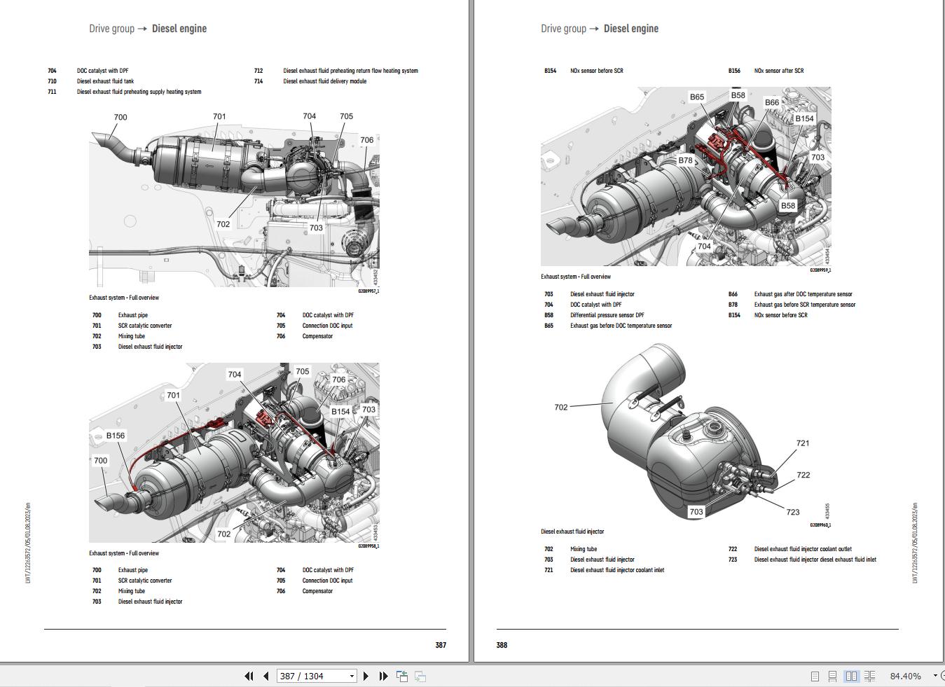 Liebherr T35-6-1680_3A Telescopic Handler Service Manual 12263572 2023 PDF