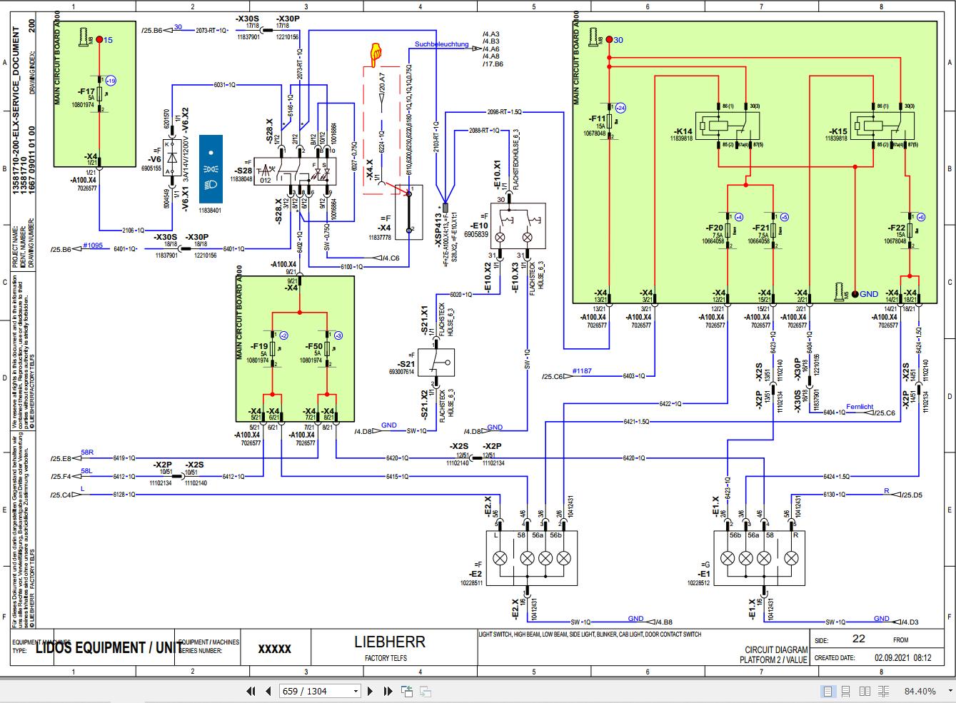 Liebherr T35-6-1680_3A Telescopic Handler Service Manual 12263572 2023 PDF