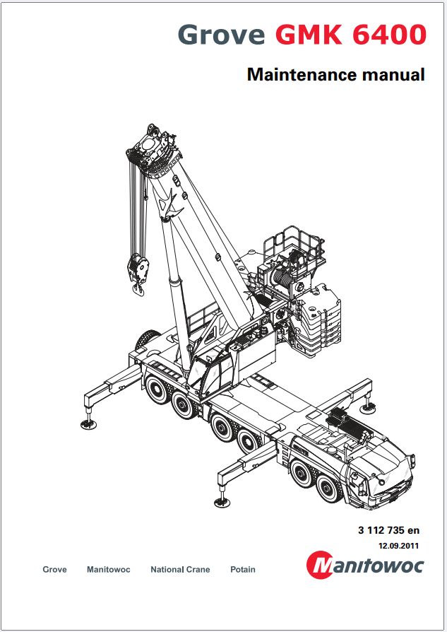 Grove GMK3060i Crane Training Manuals PDF