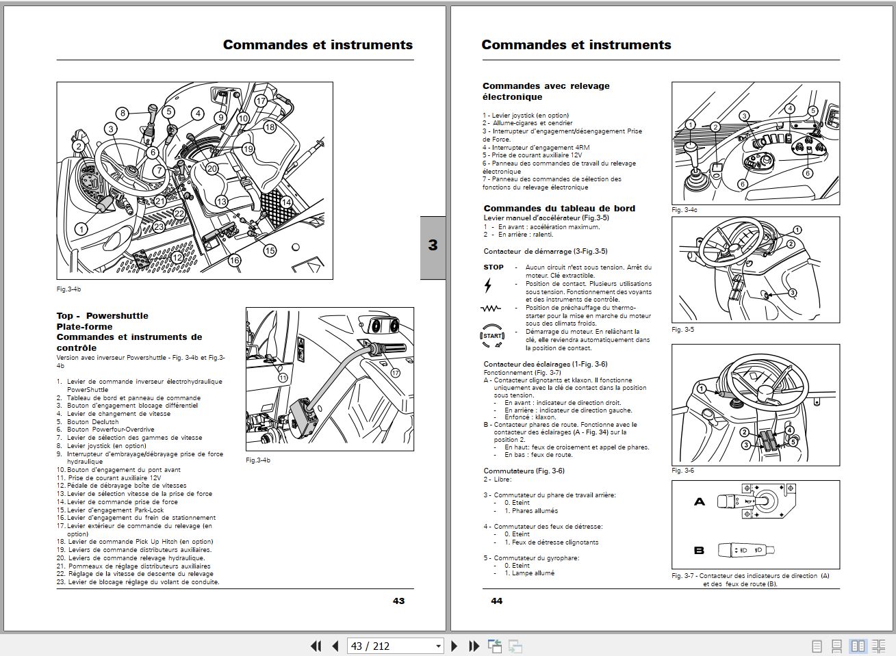 Landini 5-080H to 5-110H Techno And Top Operation Maintenance Manual 6502915M1 FR PDF