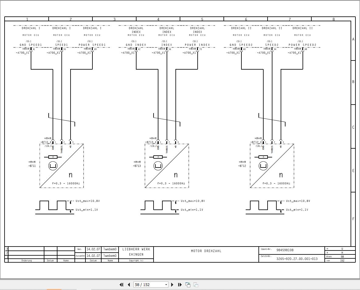 Liebherr LTM 1250-6.1 Z70720 Crane Electric and Hydraulic Diagrams DE PDF